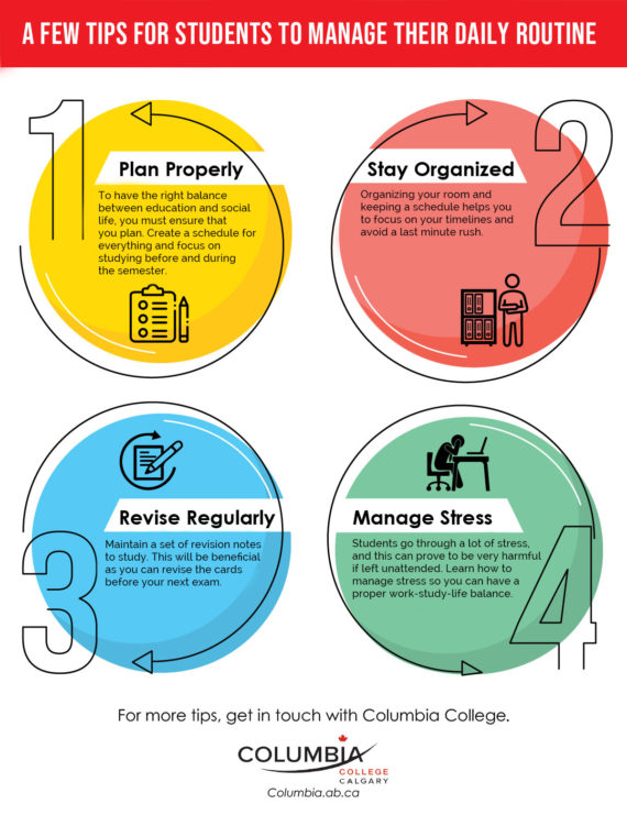 A Few Tips For Students To Manage Their Daily Routine – Columbia ...