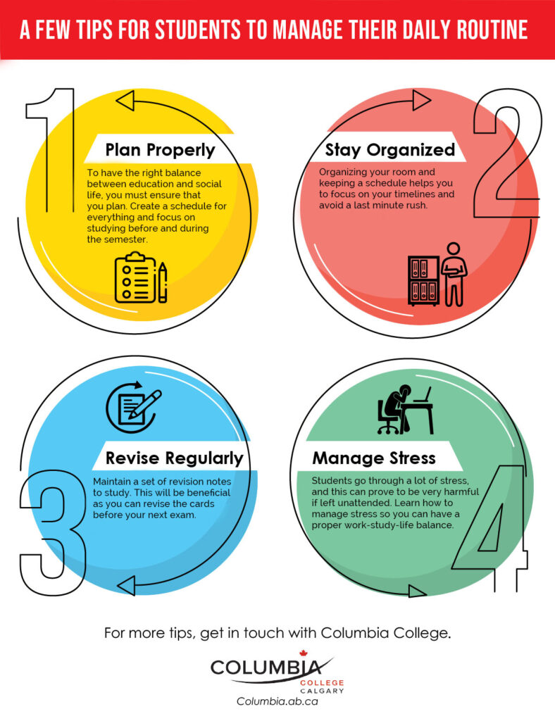 A Few Tips For Students To Manage Their Daily Routine – Columbia ...