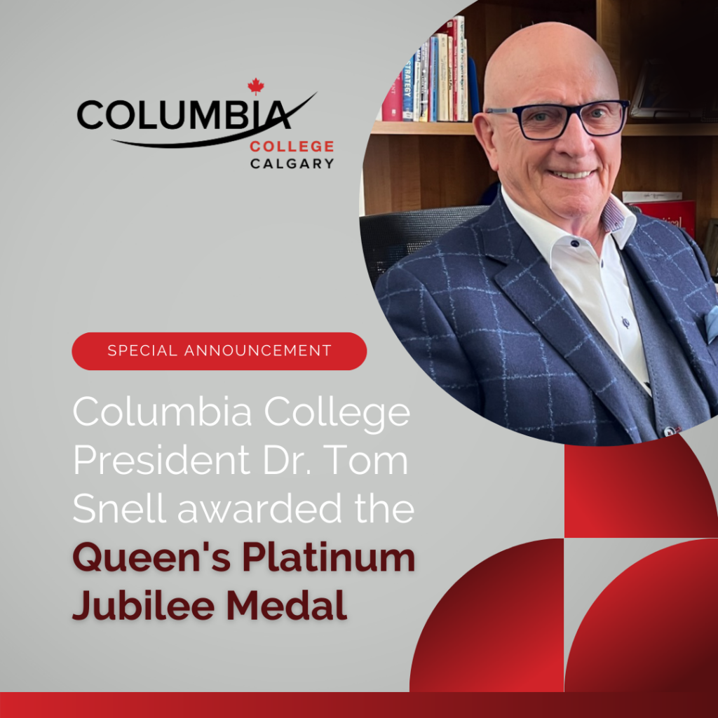 Dr. Tom Snell, Awarded Queen’s Platinum Jubilee Medal – Columbia ...
